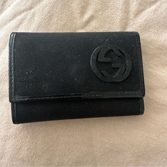 Gucci | Accessories | Authentic Gucci All Black Key Fob | Poshmark